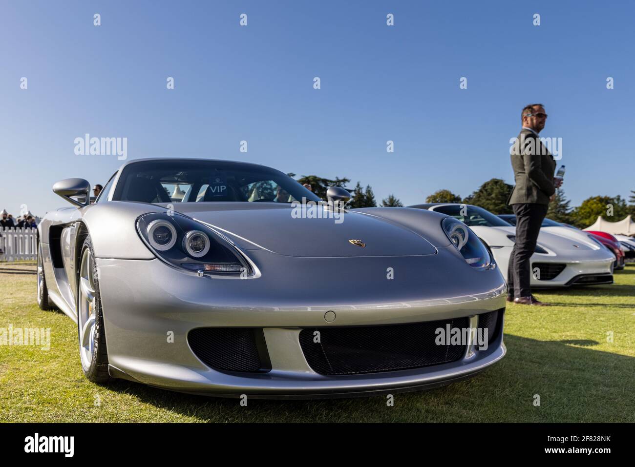 Porsche Carrera GT on show at the Concours d’Elegance held at Blenheim ...