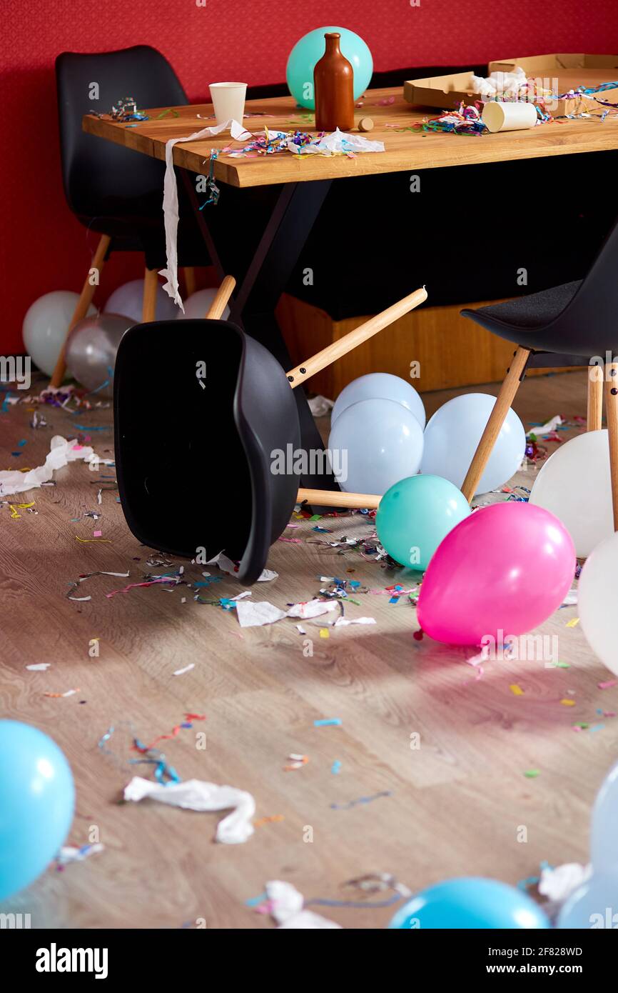 Messy House After Party High Resolution Stock Photography and Images ...