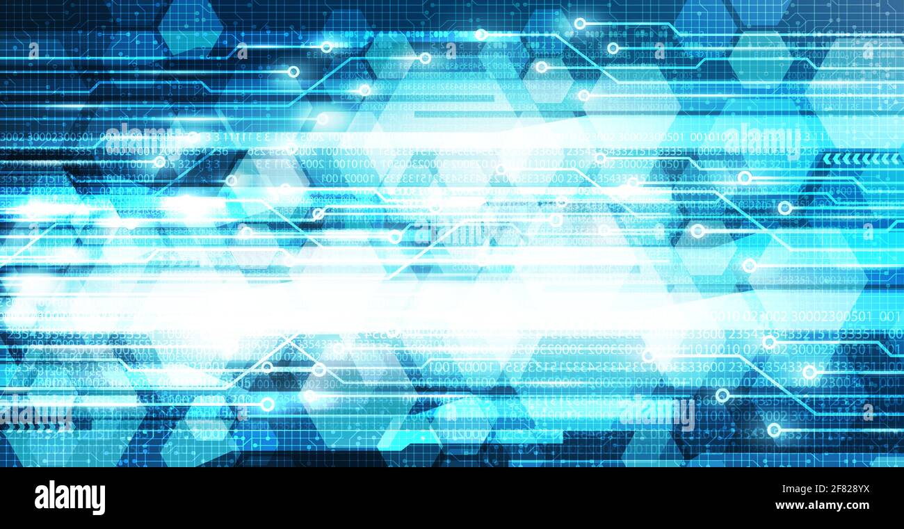 Light Cyber Technology on Circuit Microchip Background,Hi-tech Digital ...