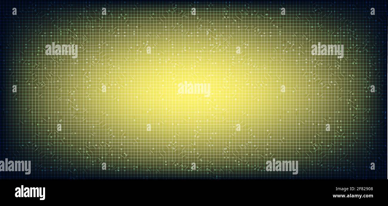 Yellow Microchip Technology Background,hi Tech and security Concept ...