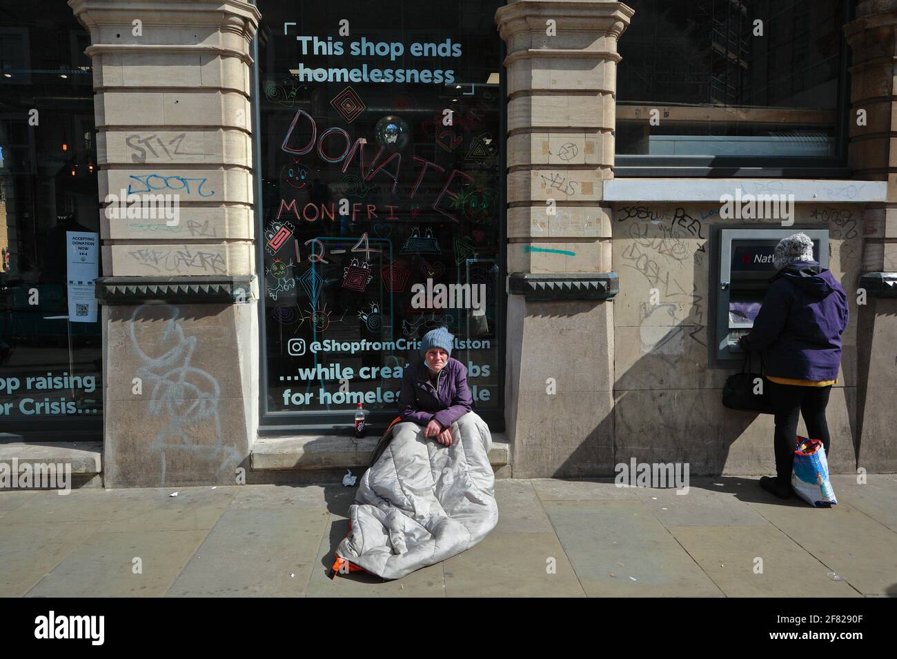 London (UK): Street homless and rough sleeping in the UK capital Stock ...