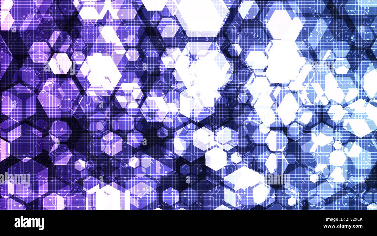 Ultra Violet Digital Technology on Circuit Microchip Background,Hi-tech ...