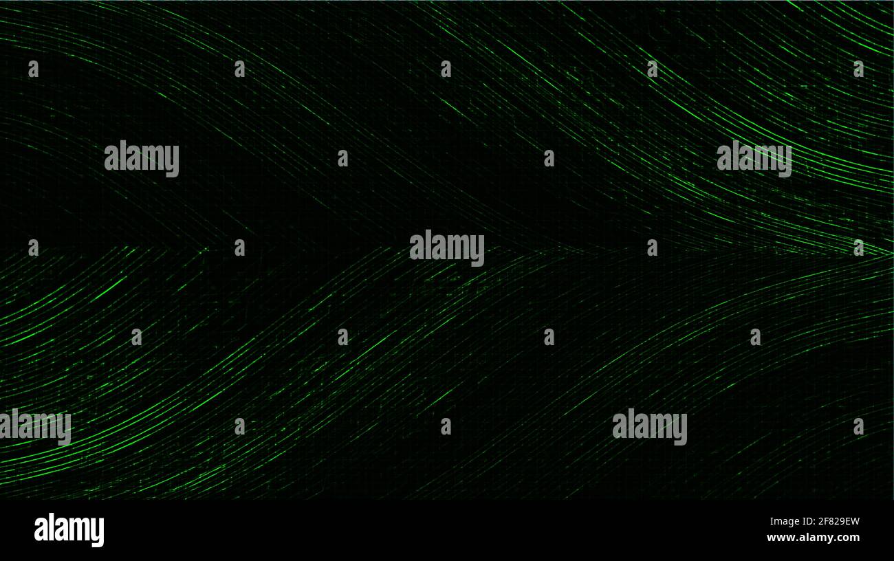 Dark Green Speed Line on Technology Microchip Background,Hi-tech and ...