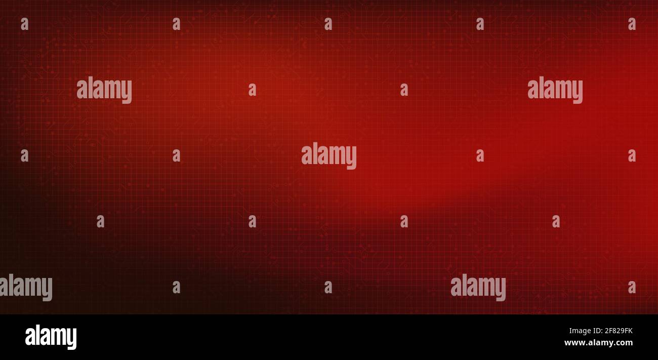 Dark Red Digital Microchip on Technology Background,hi Tech and ...