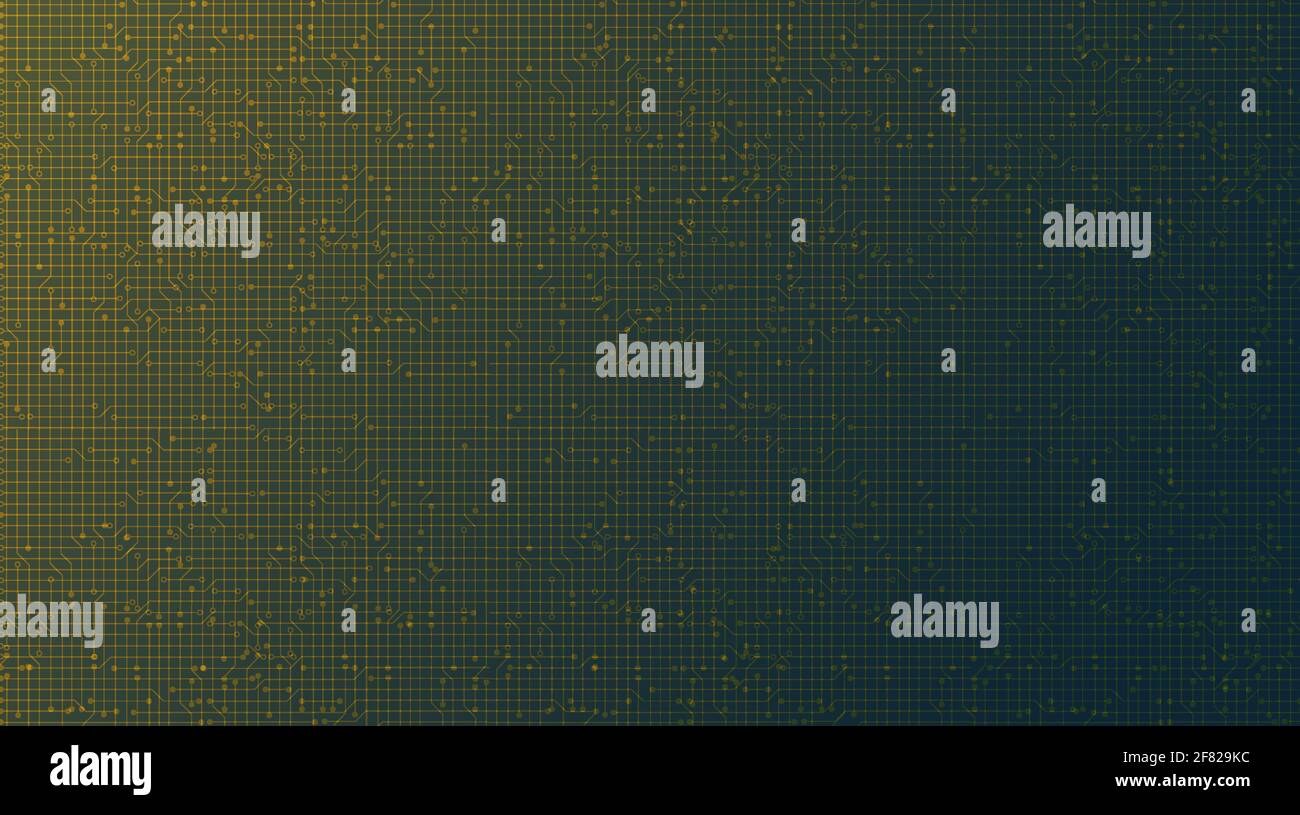 Yellow green Circuit Microchip on Technology Background,Hi-tech Digital ...