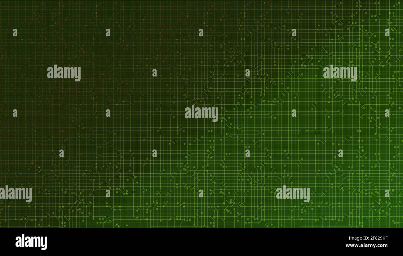 Dark Green Microchip on Technology Background,hi Tech and security ...