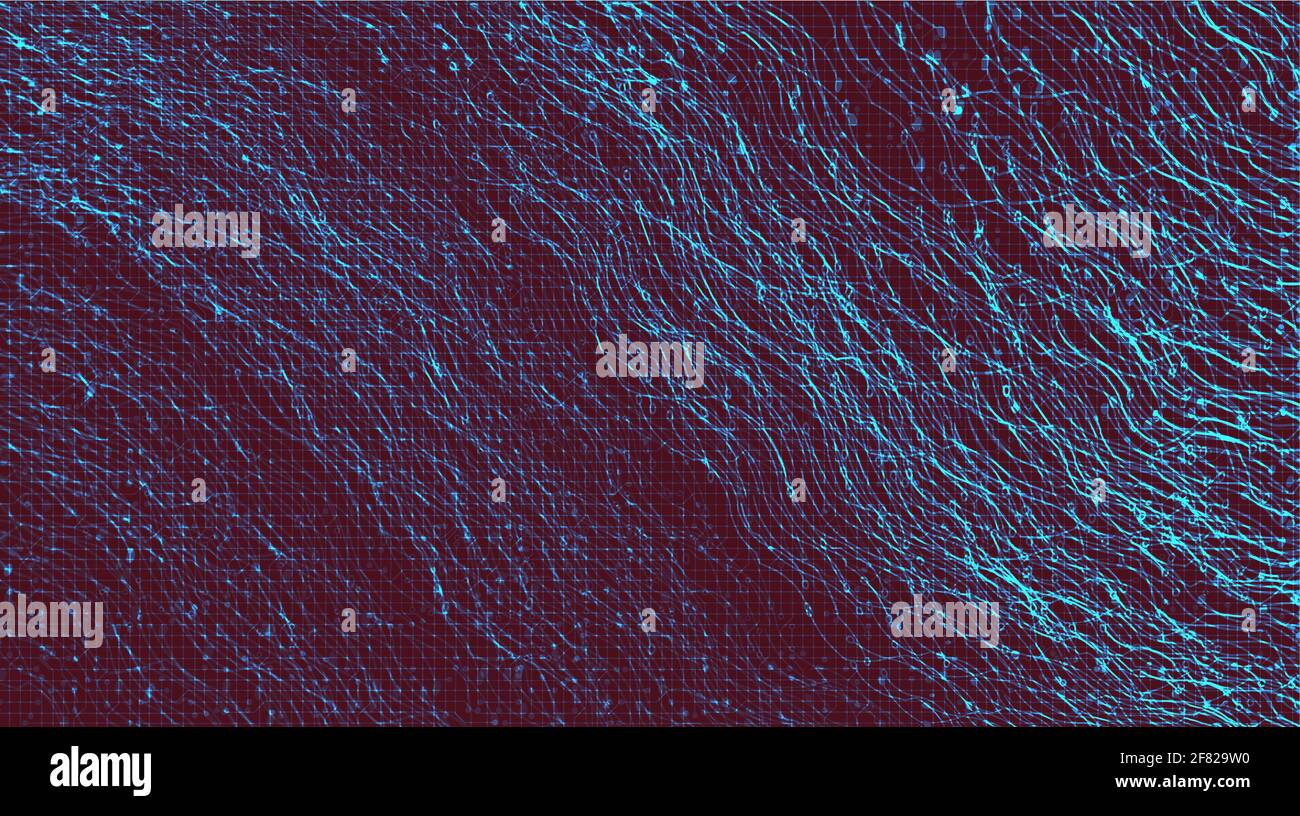 Red Sound wave Futuristic Technology Microchip background,Hi-tech ...