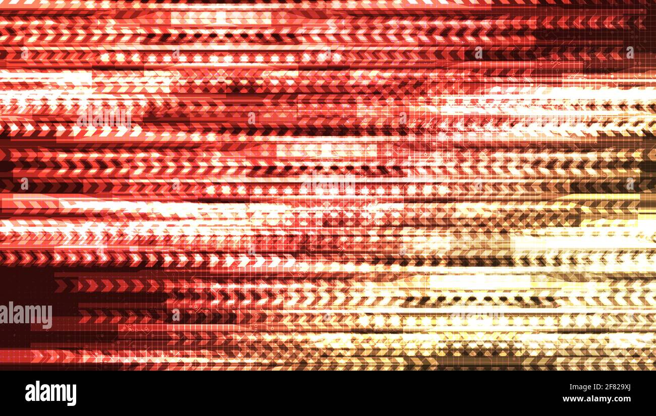 Red speed circuit microchip Stock Vector Images - Alamy