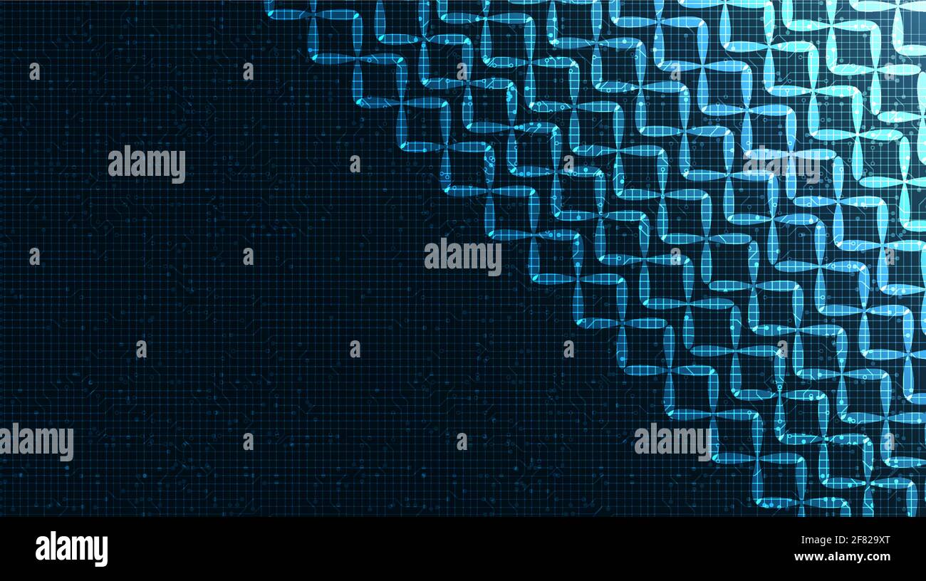 Microchip Technology Background,Hi-tech Digital and security Concept ...