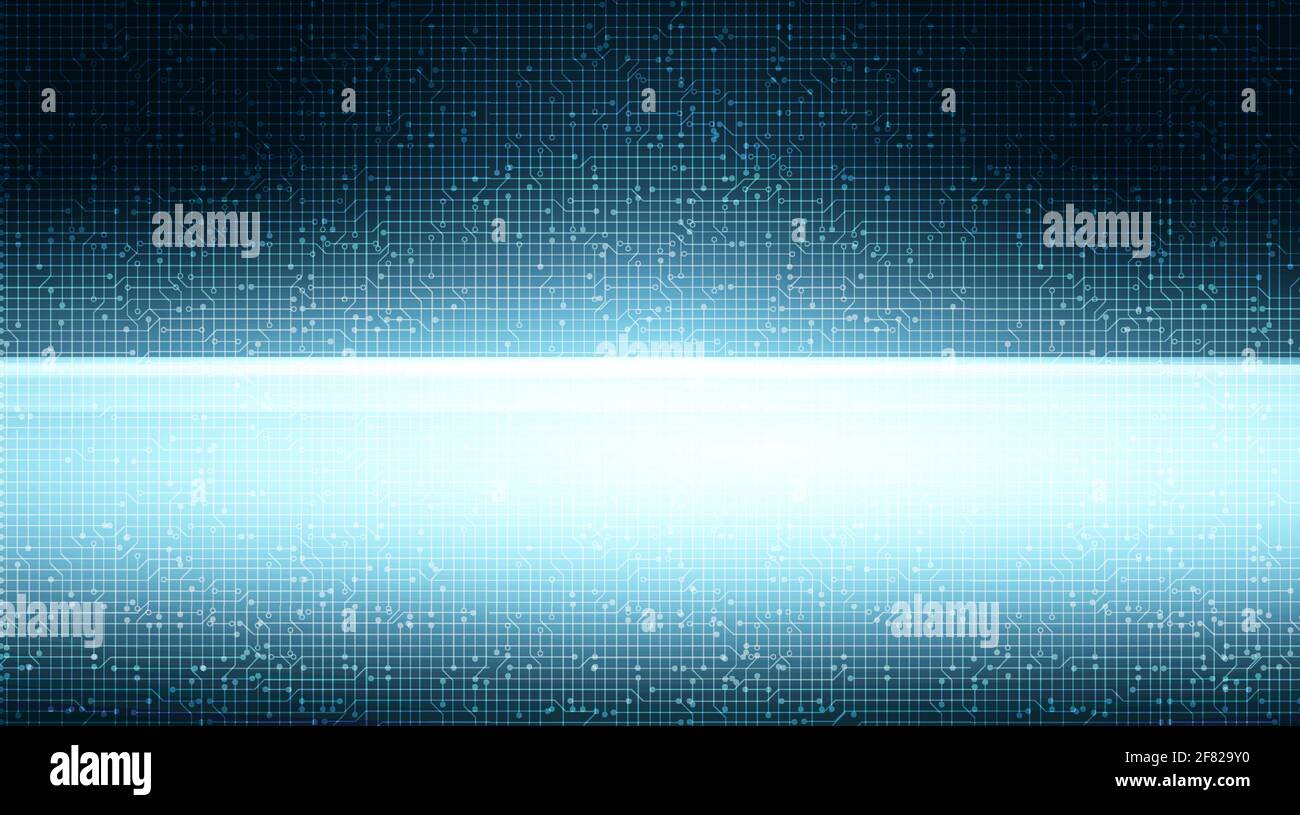 Light Blue Circuit Microchip on Technology Background,Hi-tech Digital ...