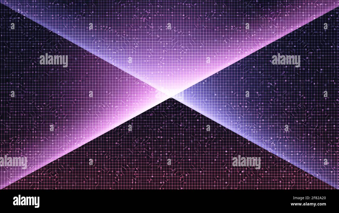 Light Violet Technology Background,Hi-tech Digital and network Concept ...