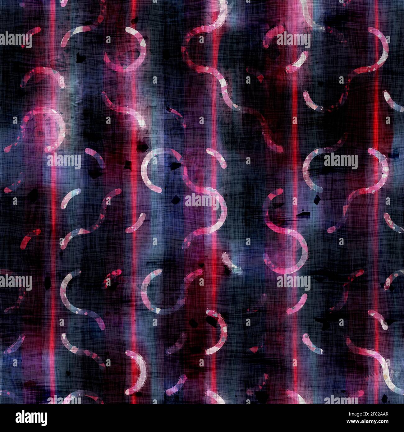 Fancy ornate fuchsia stripe seamless pattern for print Stock Photo - Alamy