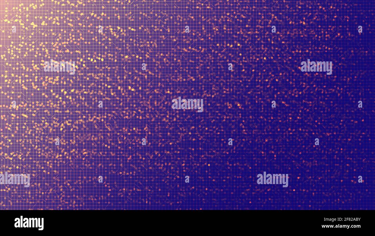 Cyber Light Violet Technology Background,Hi-tech Digital and network ...