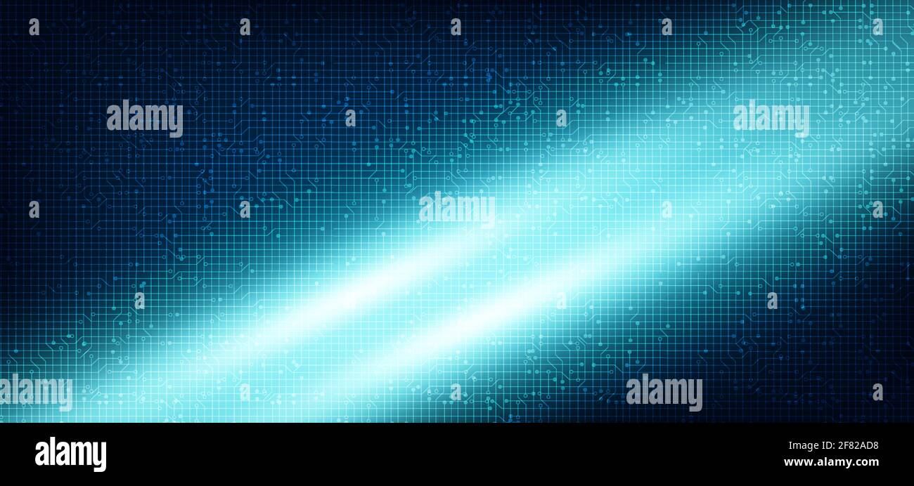 Light Microchip on Technology Background,neon Digital and security ...