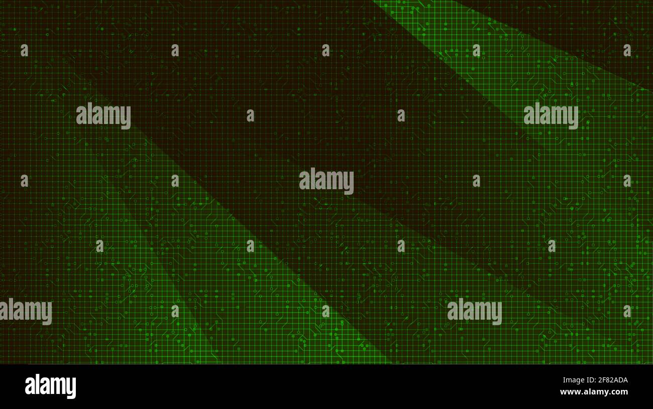 Dark Green Technology Background,Hi-tech Digital and security Concept design,Free Space For text ...