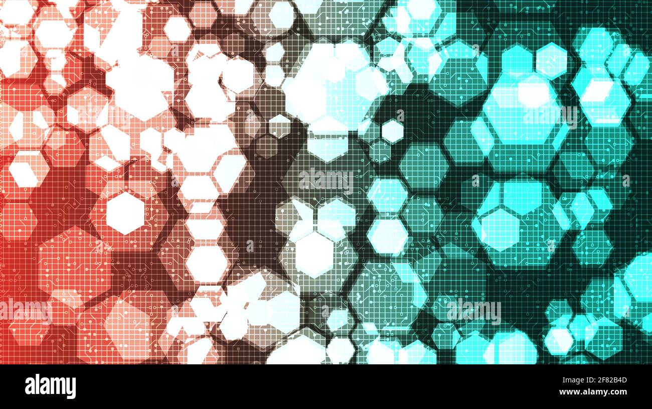 Light Polygon Technology background Hi-tech Digital and security ...