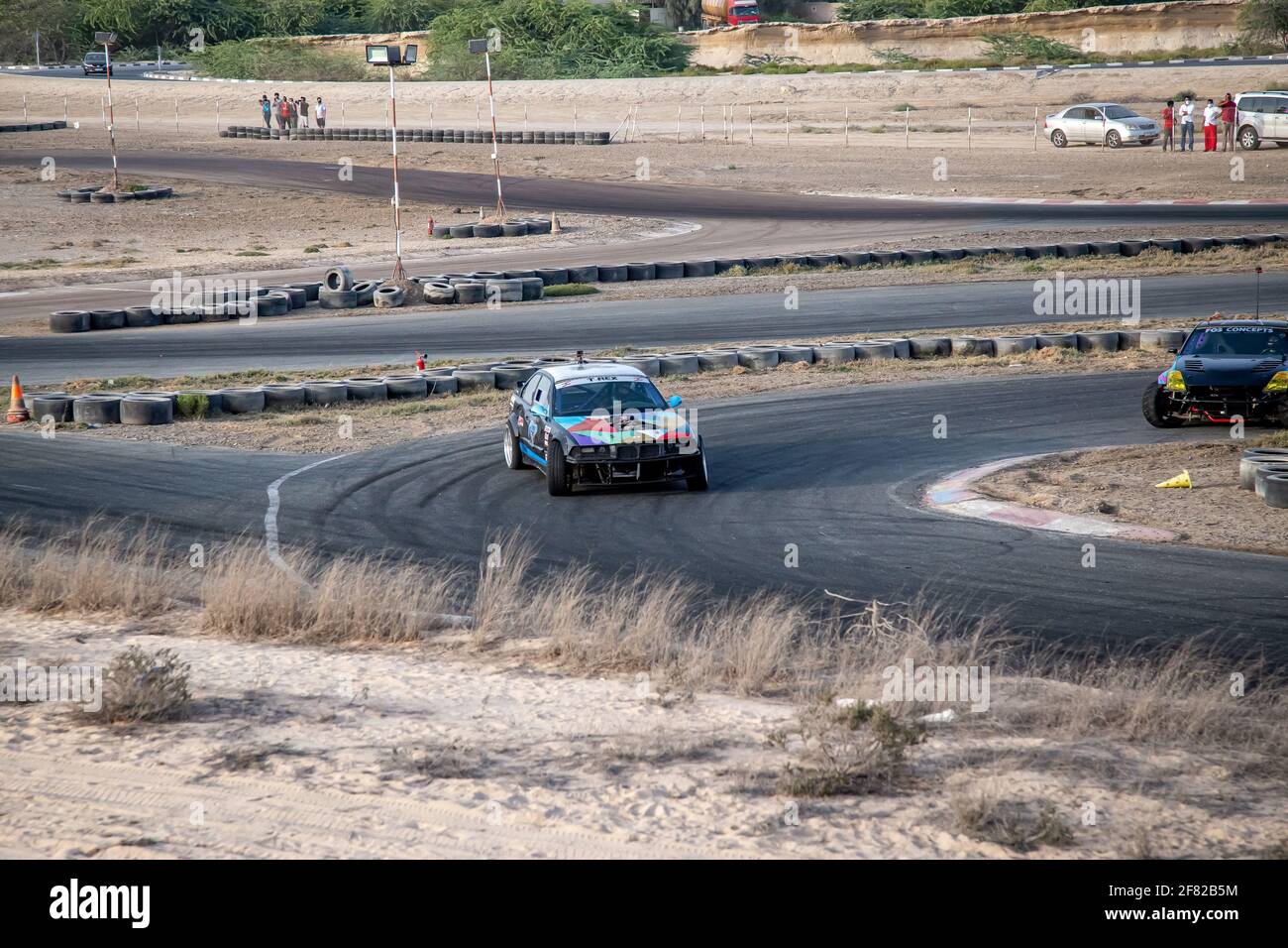 Car drifting in the desert hi-res stock photography and images - Alamy