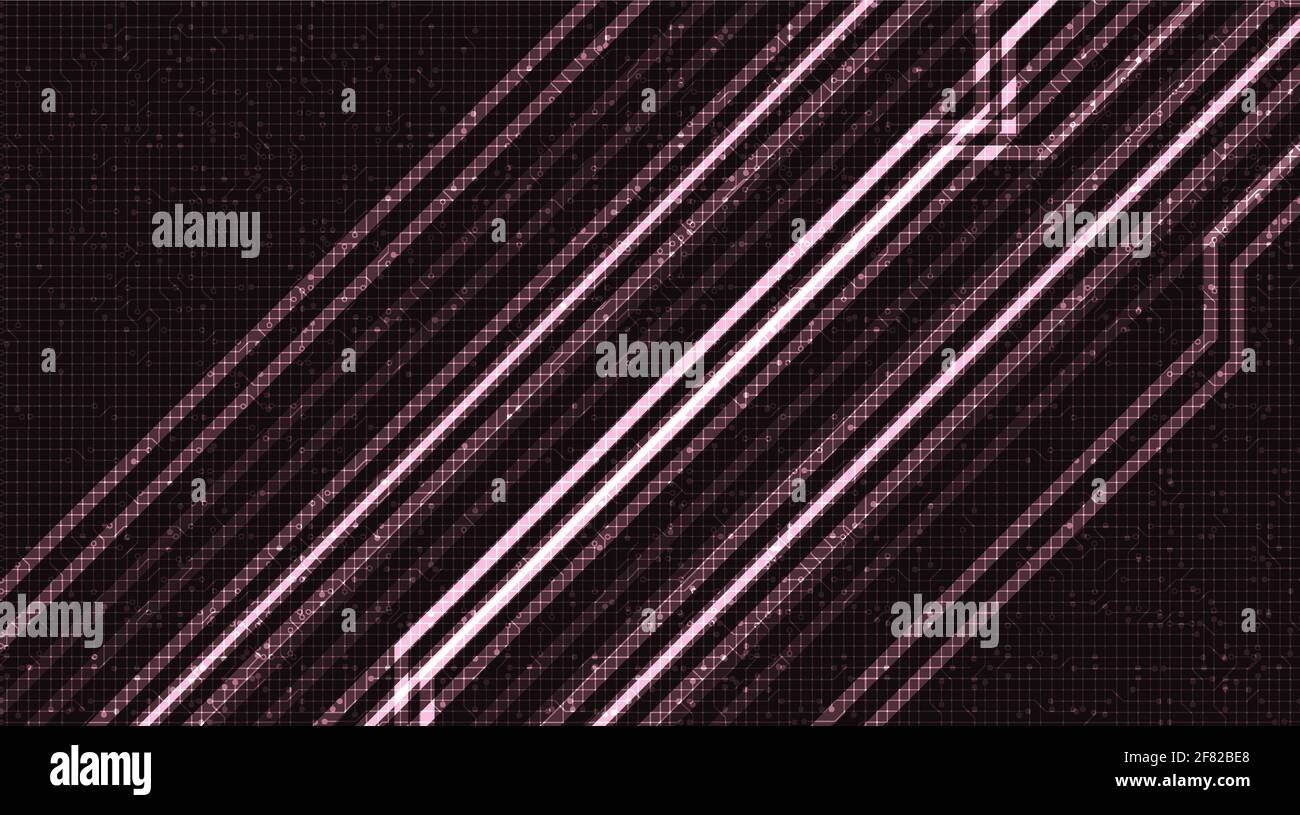 Dark Violet Technology Background,Hi-tech Digital and network Concept ...