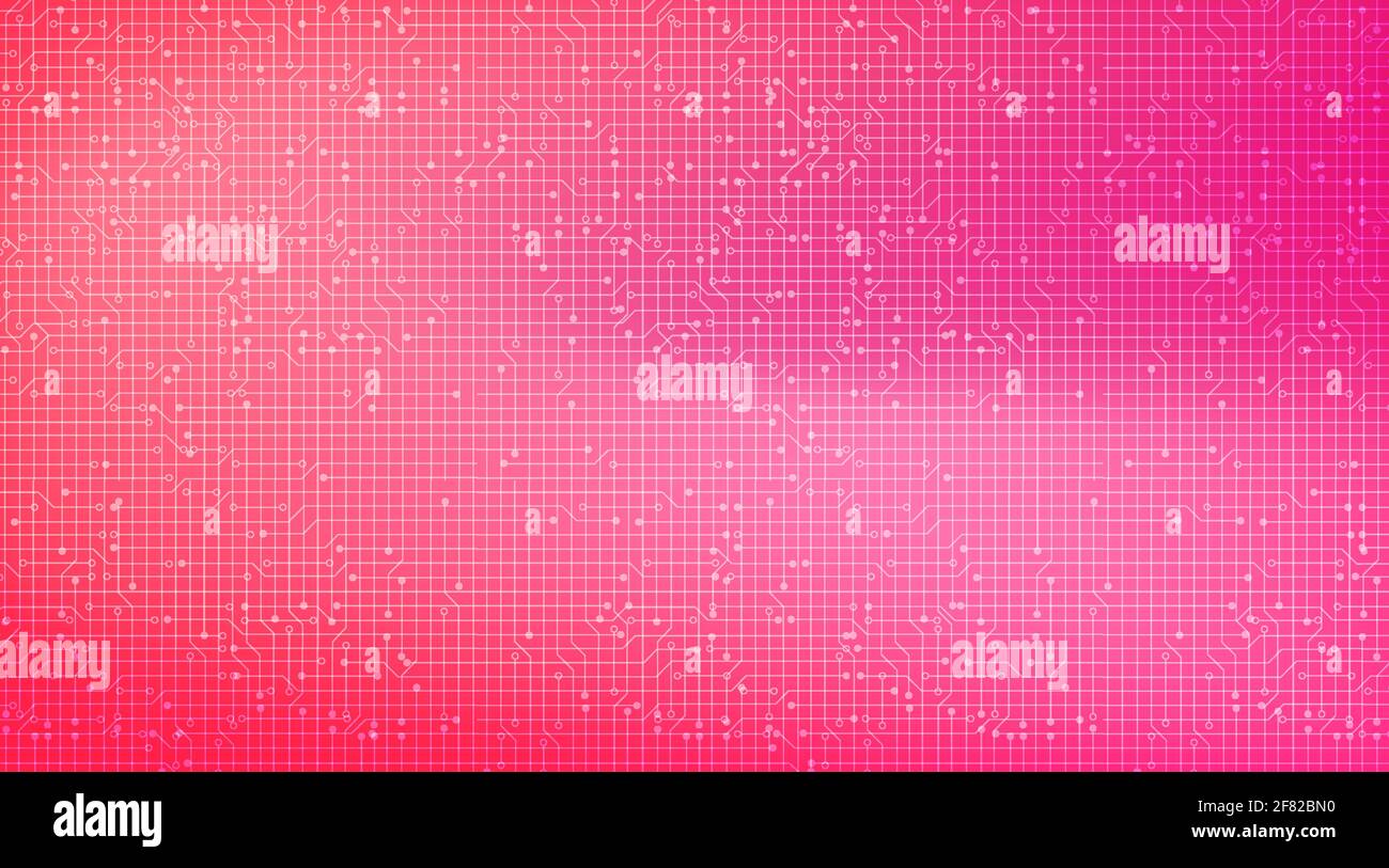 Light Pink Circuit Microchip on Technology Background,Hi-tech Digital ...