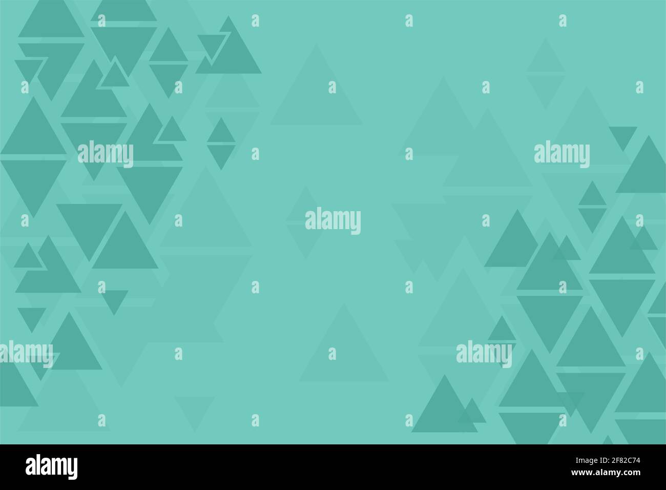 Abstract vector background, teal pattern, symmetrical geometric shapes ...