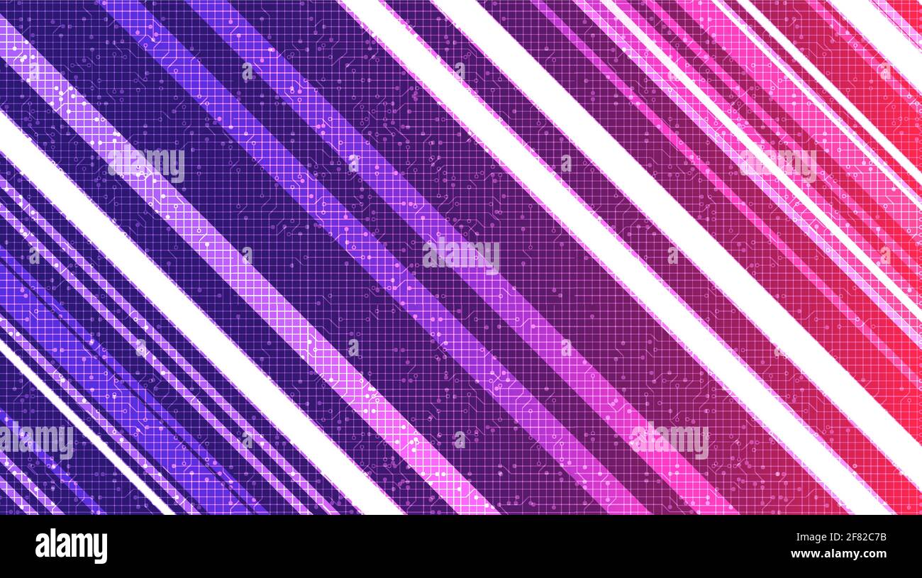 Violet Technology Line Background,Digital and Light Concept design ...
