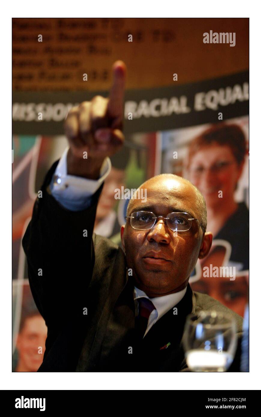 Trevor Phillips, Head of the Commission for Racial Equality and Sir ...