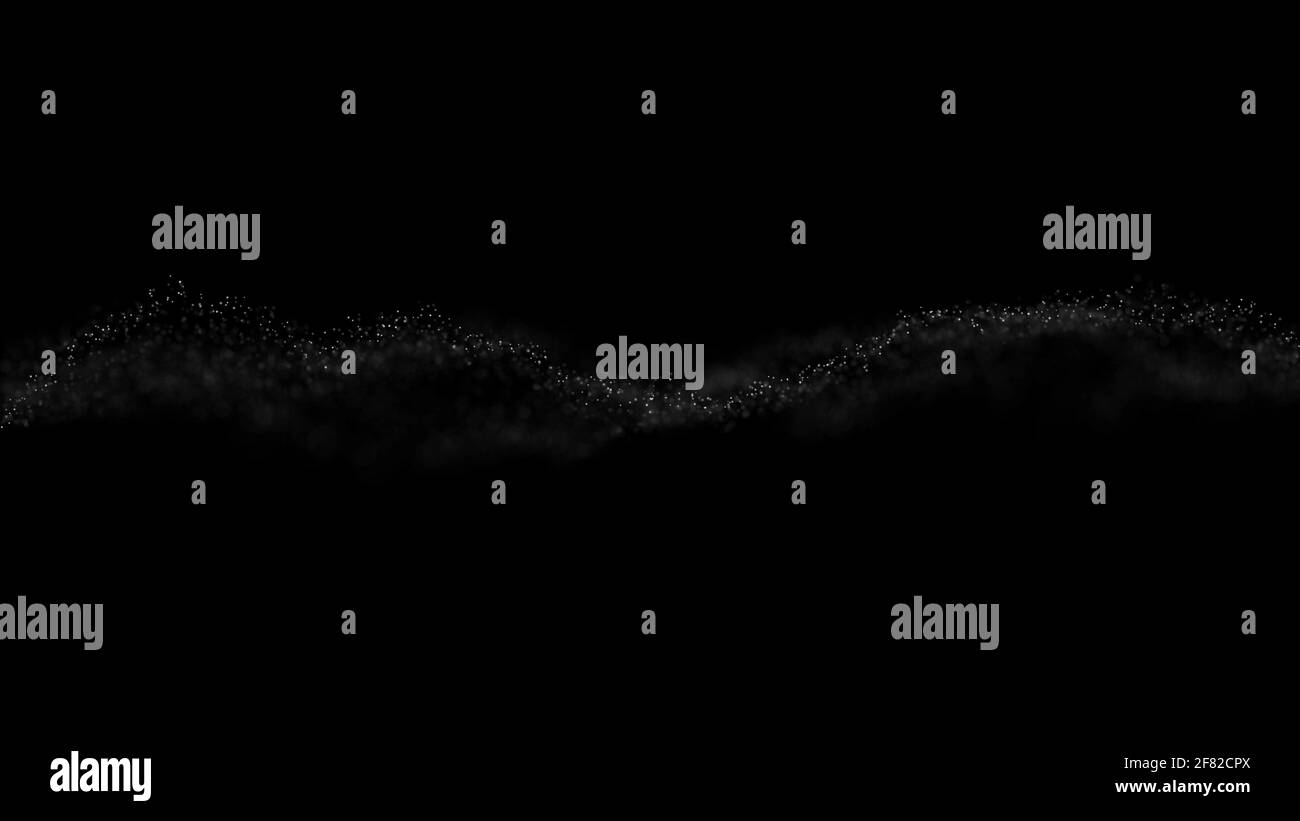 White particles dust glow 3d render Stock Photo - Alamy