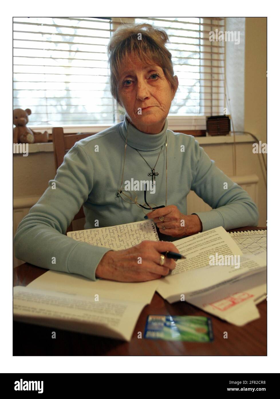 Ingrid Rowe at home in Witley,Godalmingpic David Sandison 18/2/2005 ...