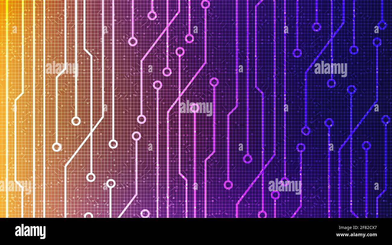 Digital Circuit on Technology Background,Hi-tech Digital and security ...