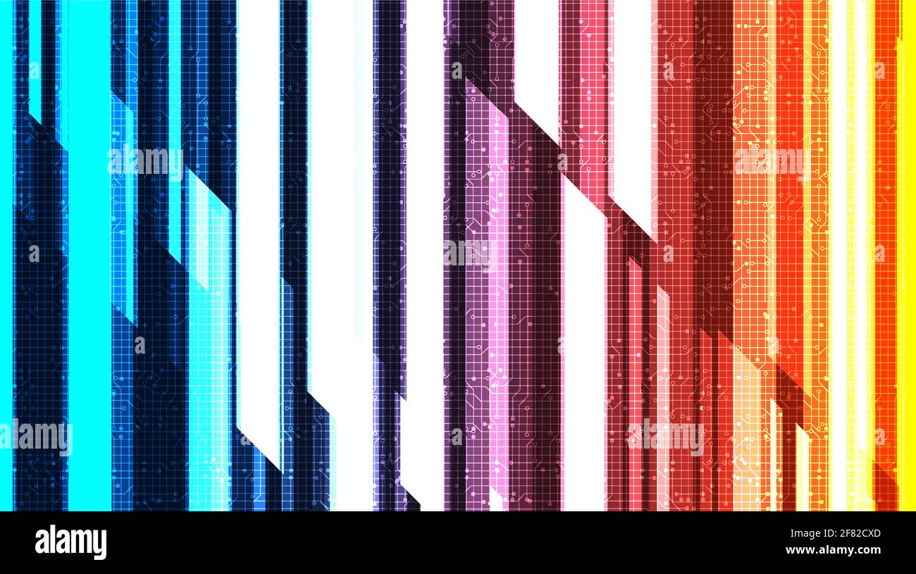 Modern Colorful Technology Line Background,Digital and Light Concept ...