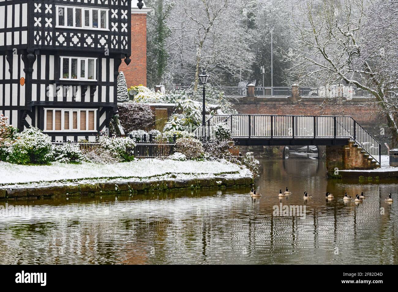 Packet House - Bridgewater Canal and Worsley Green, Manchester Stock ...