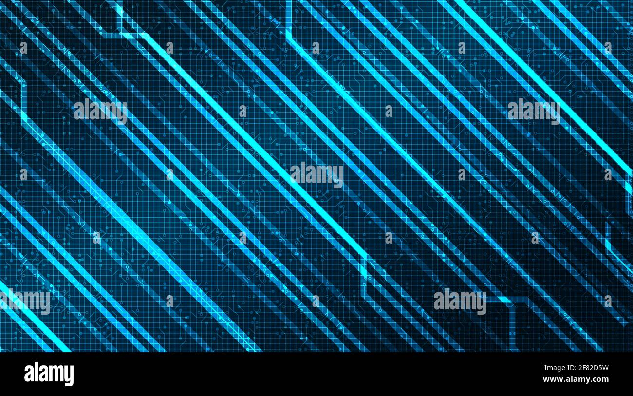 Digital Microchip on Technology Background,Hi-tech Digital and security ...