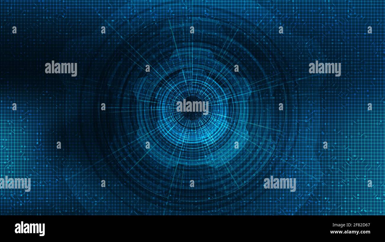 Digital Circle Technology Background,Hi-tech Digital and secure Concept ...