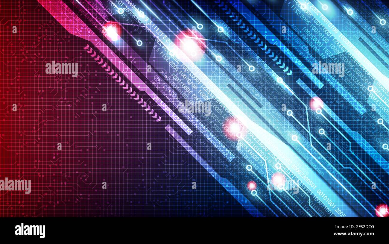 Digital Line Circuit Microchip Technology Background,Hi-tech Digital and Internet Concept design ...