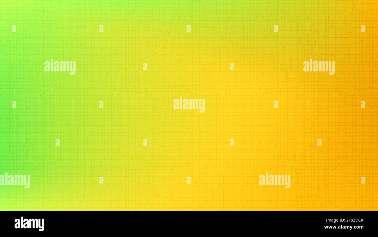 Yellow and Green Technology Background,Hi-tech Digital and ...