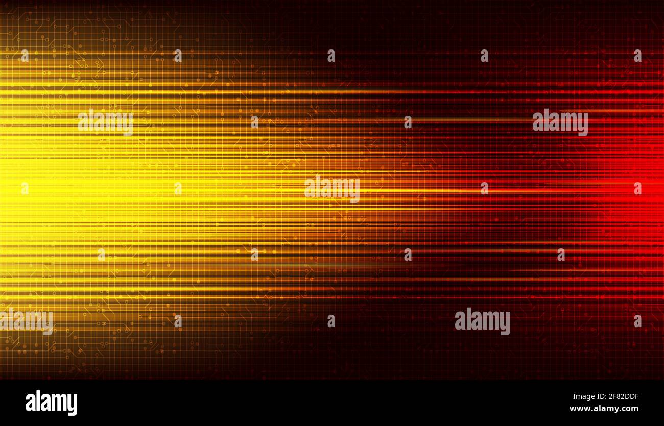 Light Speed Red Technology Background; future and network Concept ...