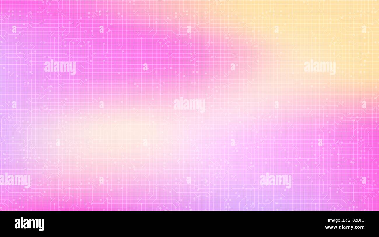 Pink Technology Background,Hi-tech Digital and Communication Concept ...