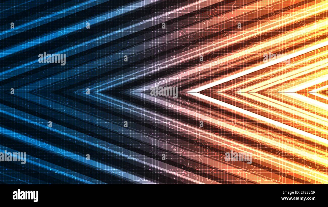 Arrow Technology Background,Digital and Connection Concept design ...
