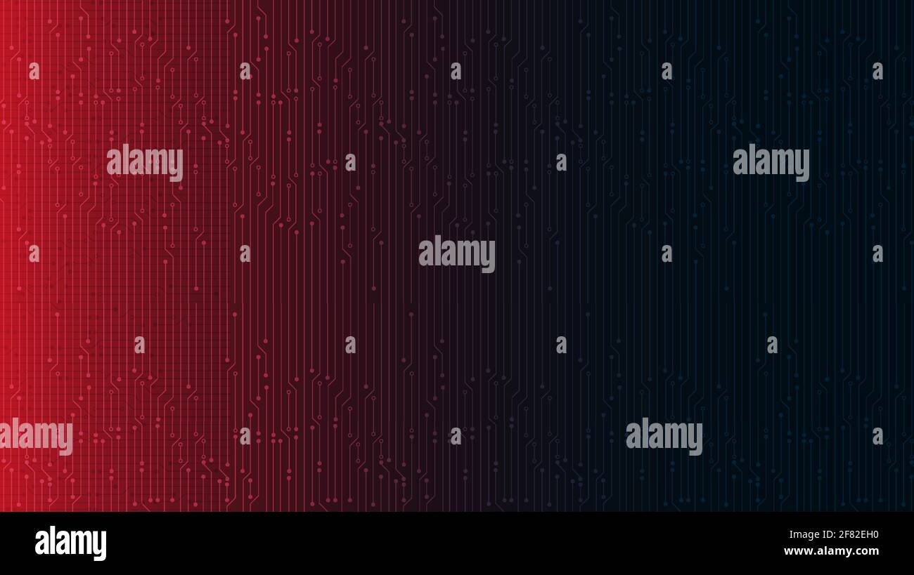 Red and Blue Technology Background,Hi-tech Digital and Communication ...