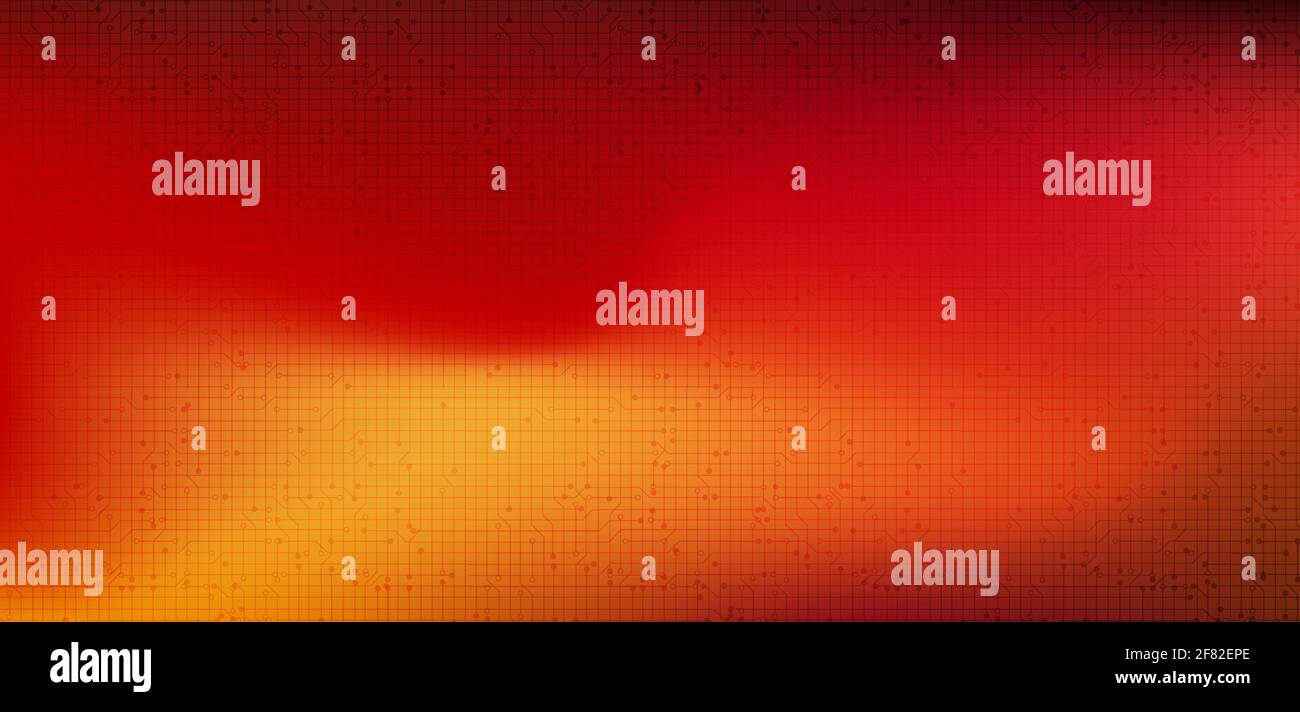 Abstract Red and orange Technology Background,Digital and Connection ...