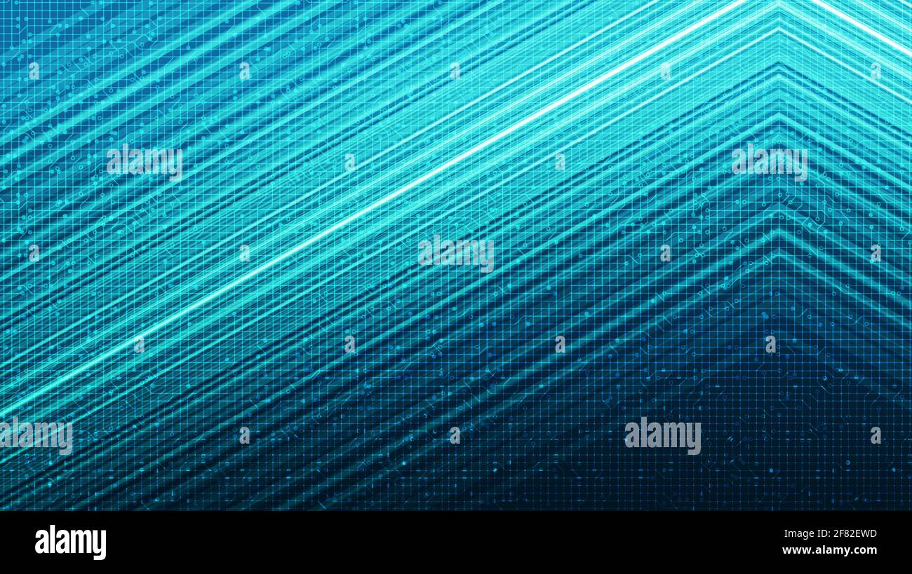 Cyber Light Technology Background,Hi-tech Digital and sound wave ...