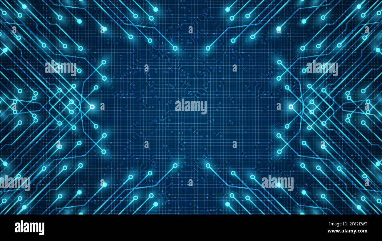 Abstract circuit Line on Technology Background,Hi-tech Digital and ...