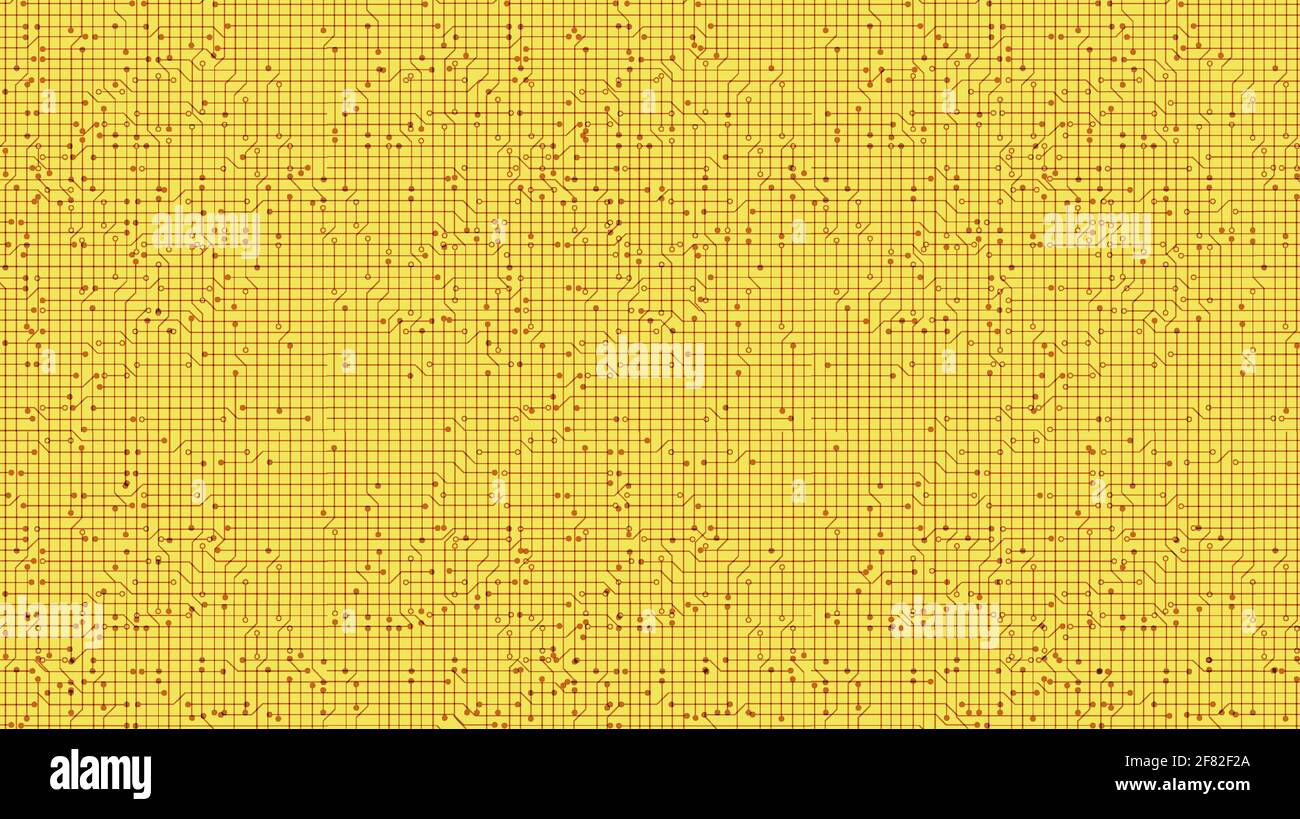 Yellow Microchip Technology Background,Hi-tech Digital and security ...