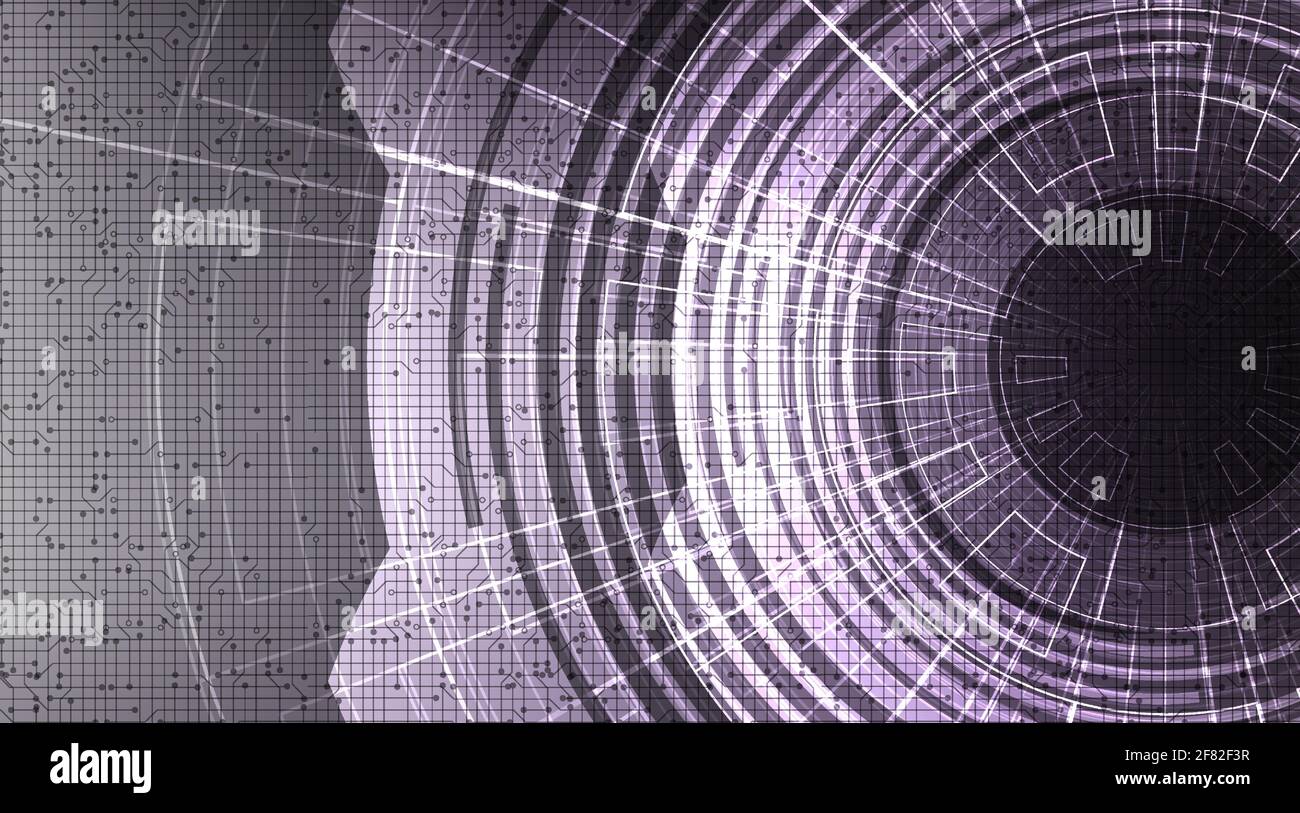 Security Circle Technology Background,Hi-tech Digital and secure ...