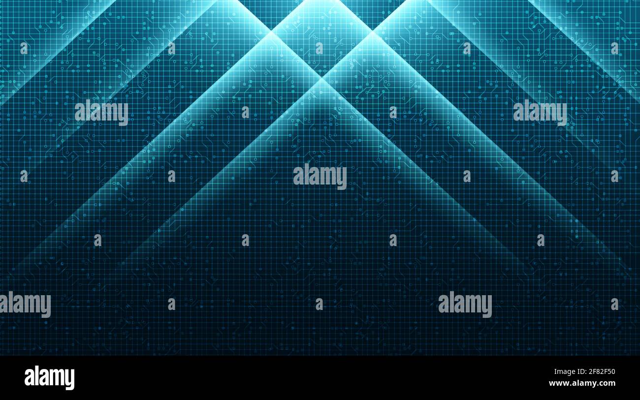 Abstract Neon Light Technology Background,Digital and Connection ...