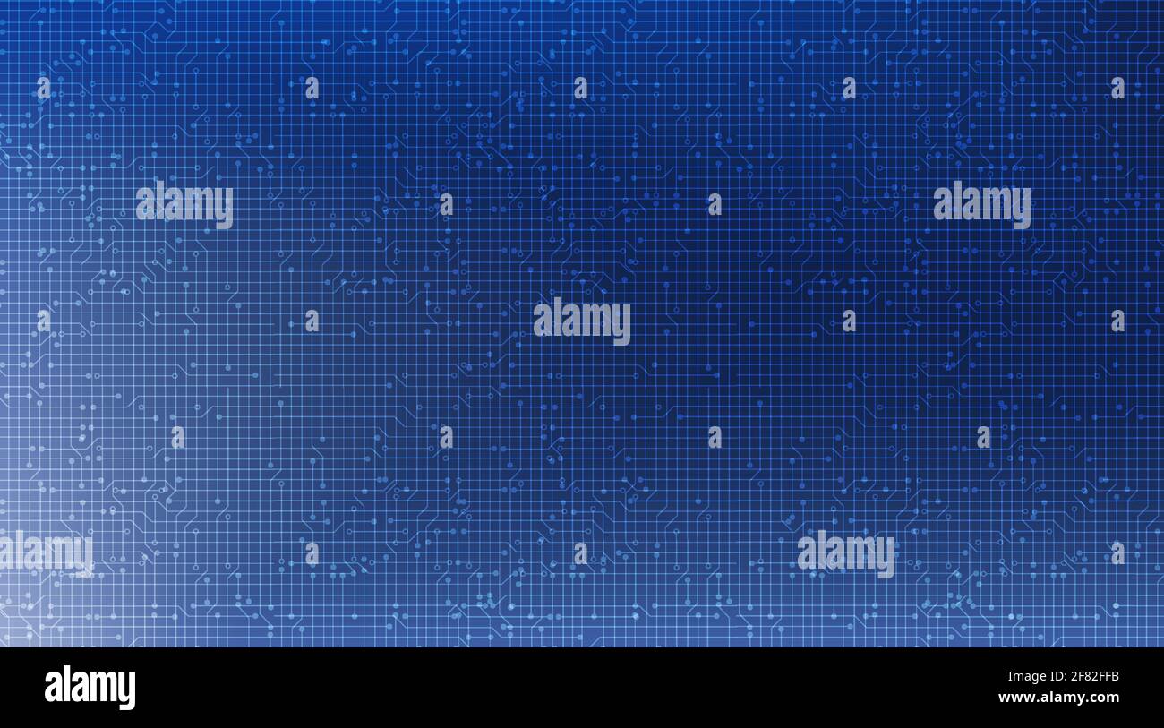 Classic Blue Technology Background,Hi-tech Digital and Communication ...