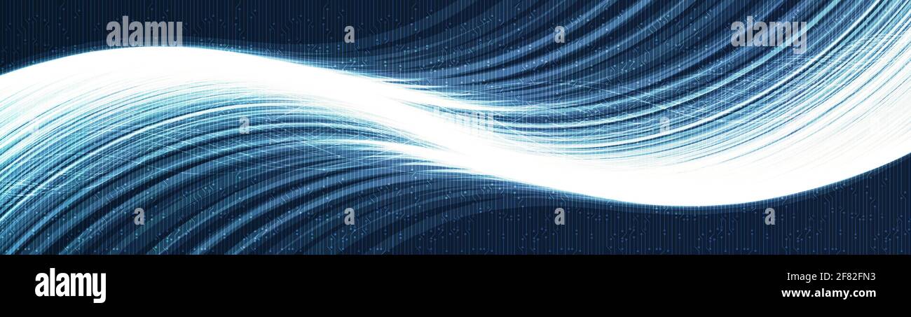 Panorama Energy Wave Technology Background,Hi-tech Digital and sound ...