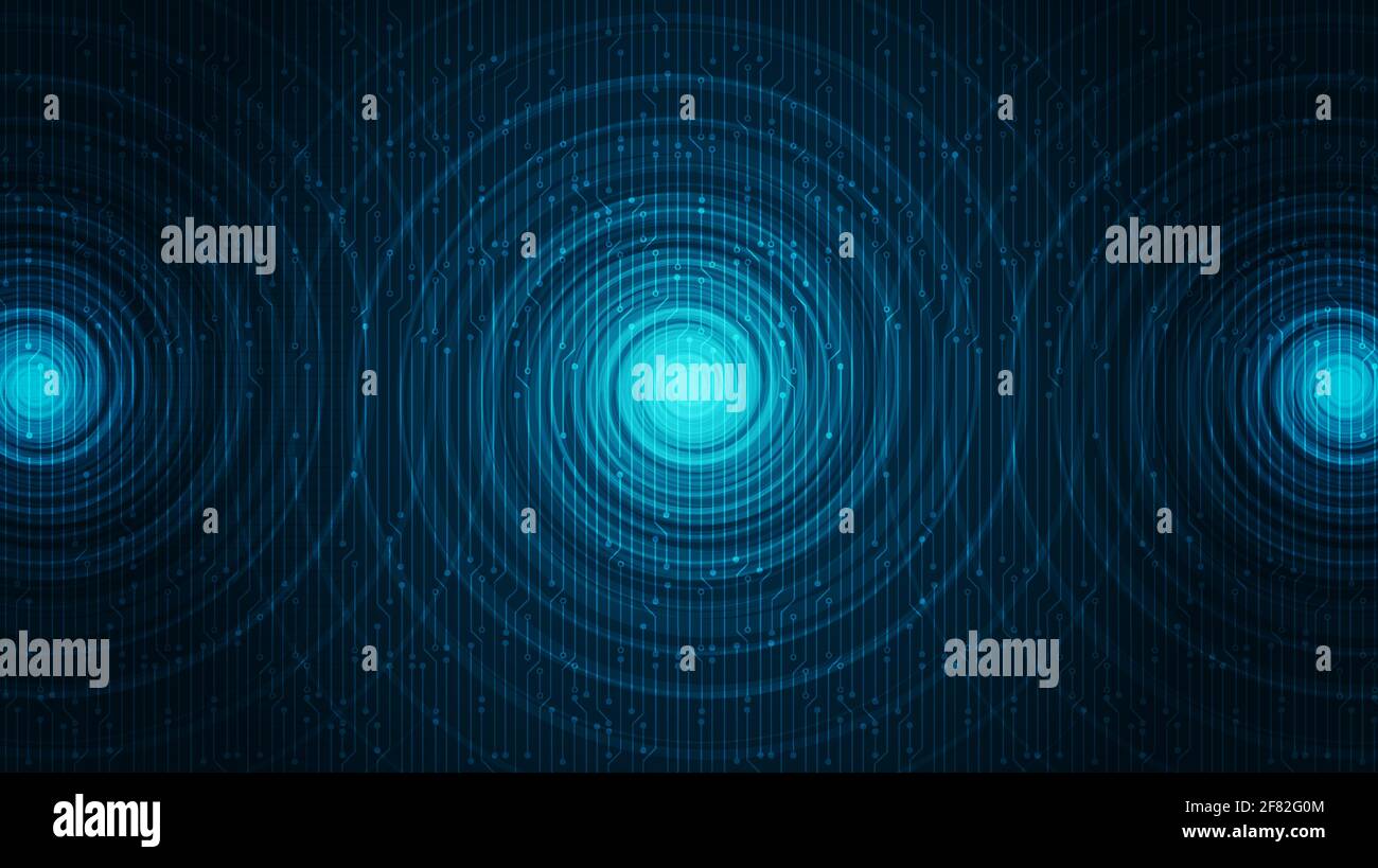 Futuristic Spiral Warp Technology on Future Background,Hi-tech Digital ...