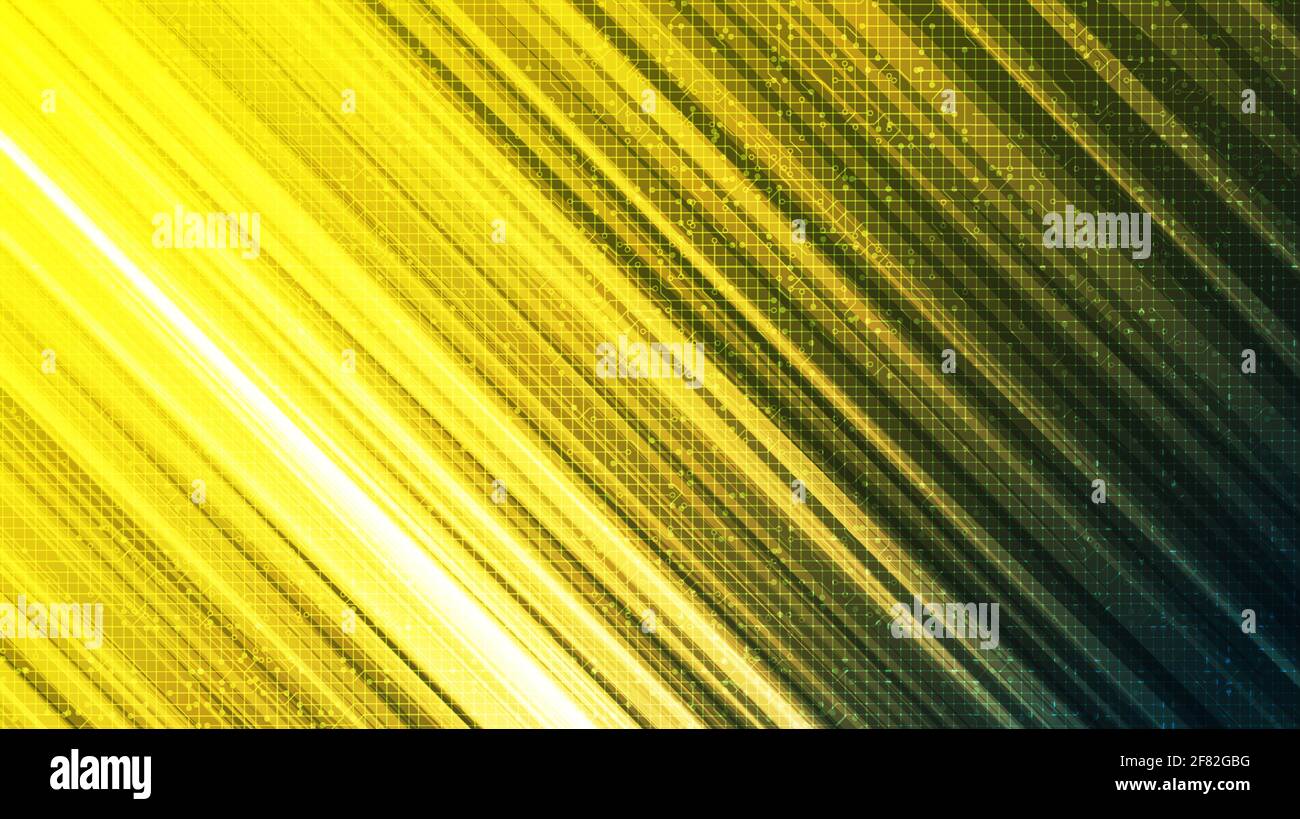 Yellow Light Technology Background,Hi-tech Digital and Communication ...