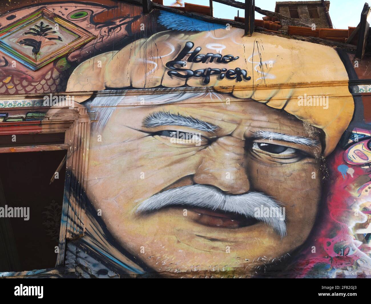 Graffiti street art on run hi-res stock photography and images - Alamy